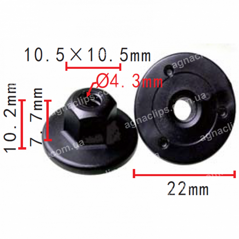 Гайки C 3240 Гайка BMW 07147169847 Ціна 1.41 грн.. Купити оптом за ...